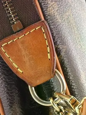 LOUIS VUITTON Eva Handbag Monogram Canvas Clutch Bag