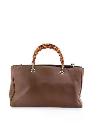 Gucci Bamboo Shopper Leather Medium Tote Bag