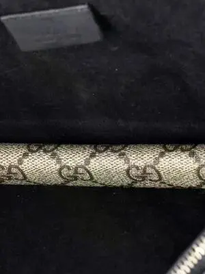 Gucci Dionysus Gg Coated Canvas Shoulder Bag With Crystal Embellishments