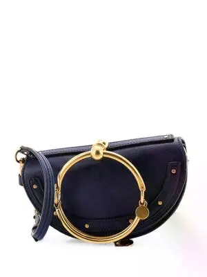 Chloé Nile Leather Mini Crossbody Bag - Blue