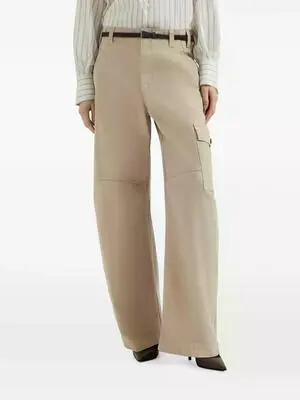 Brunello Cucinelli Monili Barrel-leg Cargo Pants
