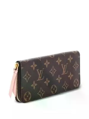 LOUIS VUITTON Clemence Wallet Monogram Canvas Small Wallets