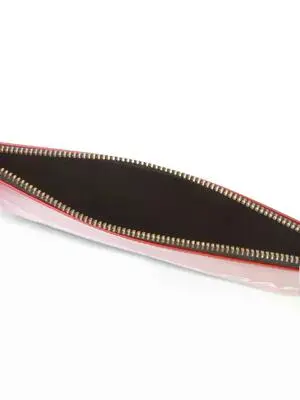 Comme Des Garçons Logo-print Leather Pouch