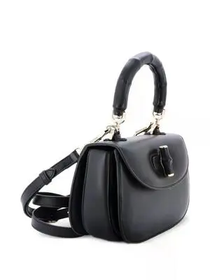 Gucci Bamboo 1947 Leather Small Satchel - Black