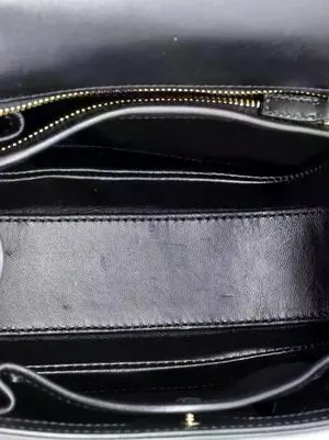 Gucci Bamboo 1947 Leather Small Satchel - Black