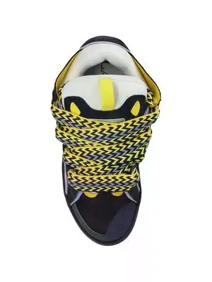 LANVIN Curb Oversized-lace Sneakers