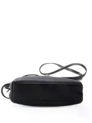 Fendi Peekaboo Bag Leather Micro Crossbody Bag - Black