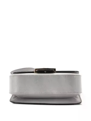 Prada Embleme Flap Bag Saffiano Leather Small Shoulder Bag