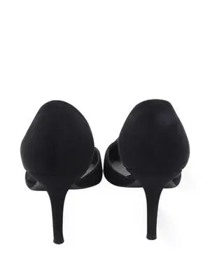 STUART WEITZMAN Embellished T-strap Pumps - Black