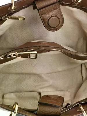 Gucci Bamboo Shopper Leather Medium Tote Bag