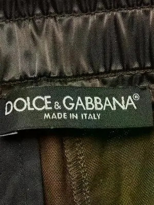Dolce & Gabbana Velvet Satin-trimmed Trousers