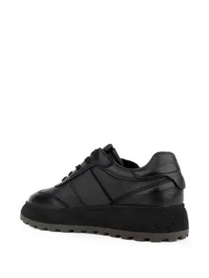 LINDA BAUMANN Chunky-sole Panelled Sneakers - Black