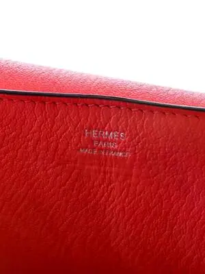 Hermès Opli Leather Clutch Bag