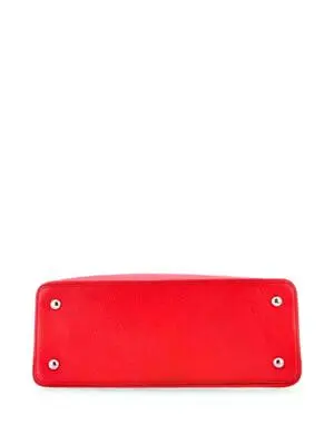 LOUIS VUITTON Capucines Bag Leather Gm Satchel - Red