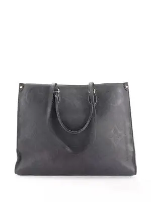 LOUIS VUITTON Onthego Monogram Empreinte Giant Gm Tote Bag - Black