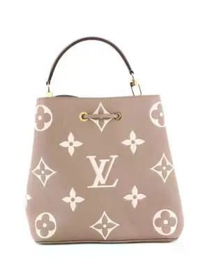 LOUIS VUITTON Neonoe Handbag Bicolor Monogram Empreinte Giant Mm Bucket Bag