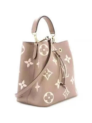 LOUIS VUITTON Neonoe Handbag Bicolor Monogram Empreinte Giant Mm Bucket Bag