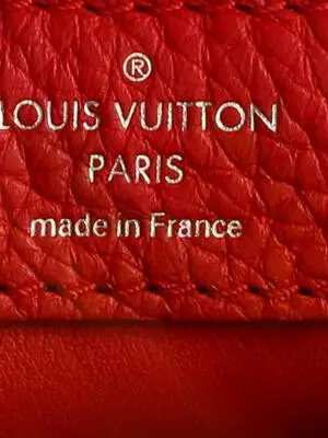 LOUIS VUITTON Capucines Bag Leather Pm Satchel
