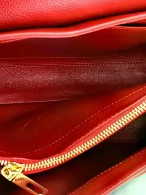 Celine 16 Top Handle Bag Grained Calfskin Small Satchel