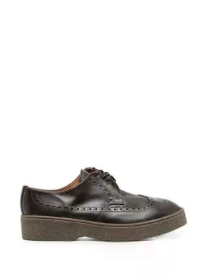 Comme Des Garçons X George Cox Popboy Brogue Derby Shoes - Brown