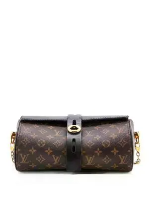 LOUIS VUITTON Monogram Canvas And Epi Leather Clutch Bag