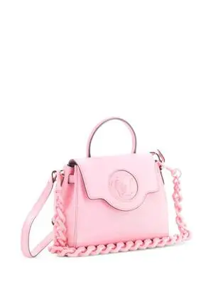 Versace La Medusa Top Handle Bag Leather Small Satchel