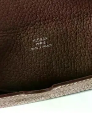 Hermès Videpoches Bag Togo Crossbody Bag - Grey