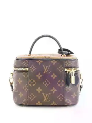 LOUIS VUITTON Vanity Handbag Reverse Monogram Canvas Pm Satchel