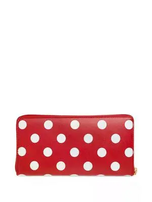 Comme Des Garçons Polka-dot Leather Wallet