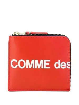 Comme Des Garçons Logo-detail Wallet - Red