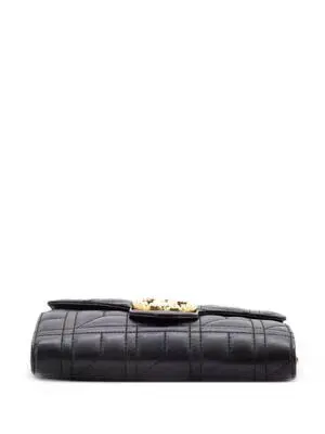 Gucci Pearly Gg Marmont Chain Wallet Matelassé Leather Mini Shoulder Bag