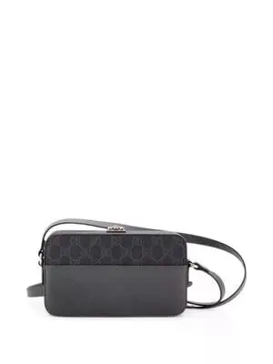 Gucci Padlock Interlocking G Gg Coated Canvas And Leather Mini Crossbody Bag