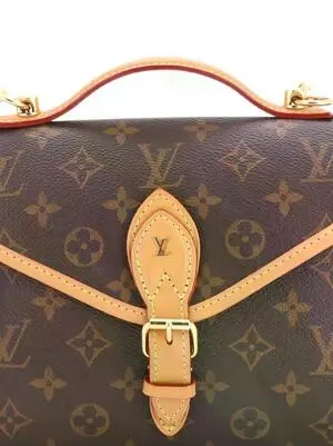 LOUIS VUITTON Monogram Canvas Satchel Handbag - Brown