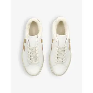 VEJA Campo Winter Shearling-lined Leather Low-top Trainers