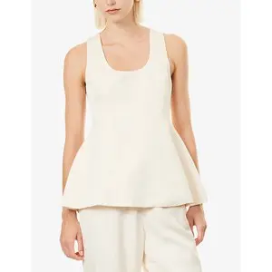 Oddmuse Volume Sleeveless Woven Top