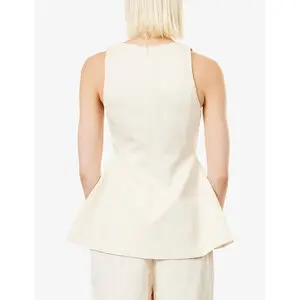 Oddmuse Volume Sleeveless Woven Top