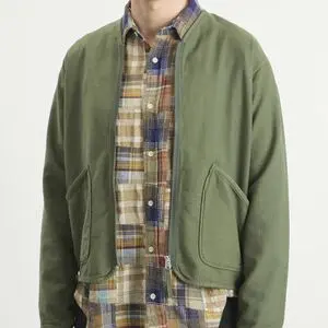 Universal Works Slub Sateen Zip Liner Jacket