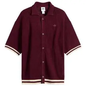 Adidas Crochet Jersey - Maroon