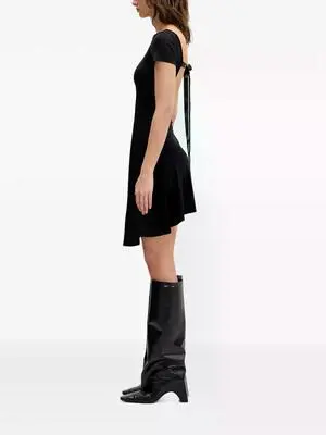 Vetements Open-back Bow-detail Mini Dress