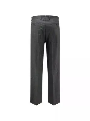 GERMANO 1952 Check-pattern Pleated Trousers
