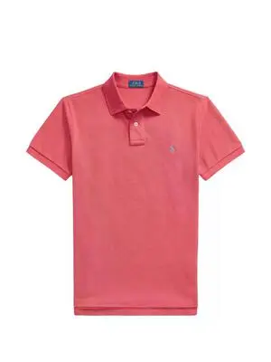 Polo Ralph Lauren Mesh Slim Fit Polo Shirt - Red