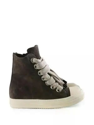 Rick Owens Jumbolace High-top Jumbo-lace Sneakers - Brown
