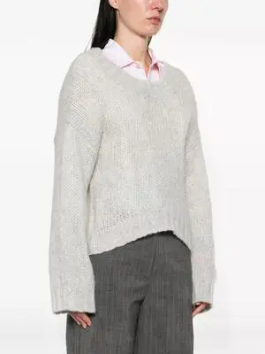 EMERSON RENALDI Chunky Knit Crew Neck Sweater