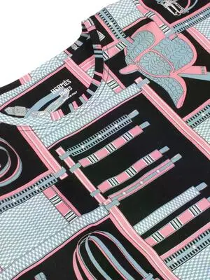 Hermès Cotton Equestrian Print T-shirt