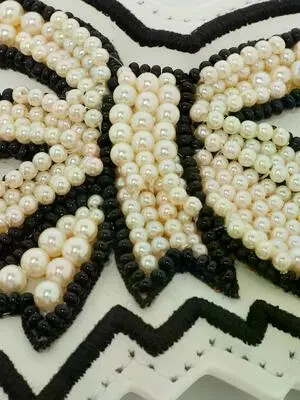Gucci Ace Bow Faux Pearl Patch