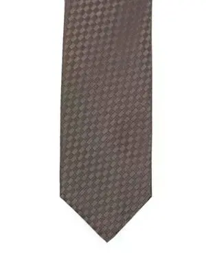 TOM FORD Check-pattern Silk Tie