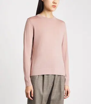 Max Mara Virgin Wool Crew-neck Sweater