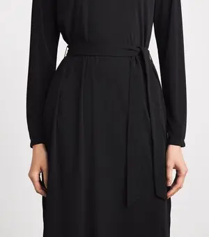 Max Mara Chiffon Shirt Midi Dress
