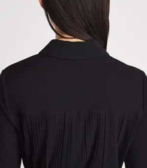 Max Mara Chiffon Shirt Midi Dress