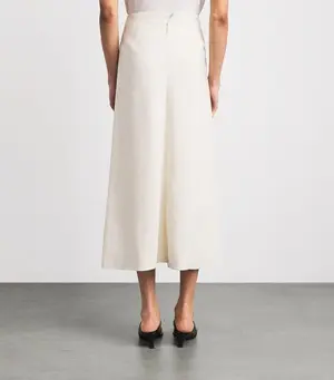 Khaite Double-layered Midi Skirt